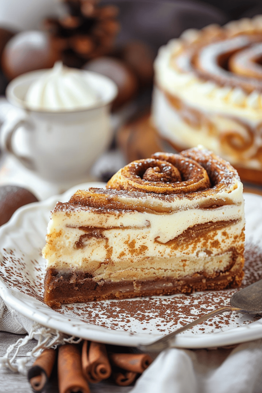 Cinnamon Roll Cheesecake Recipe