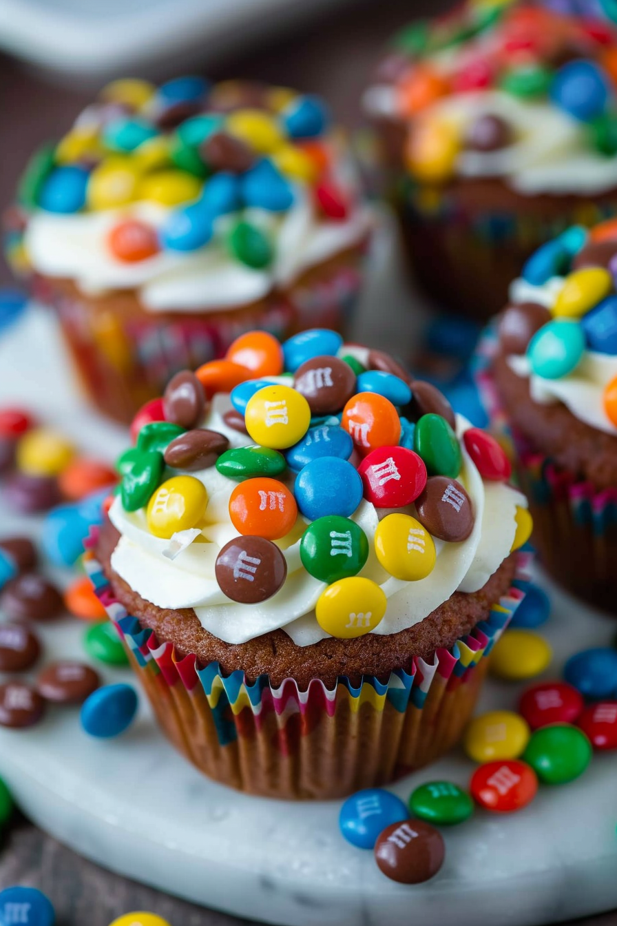 Delightful M&M Cupcakes Recipe Inspired by Disney: Easy and Colorful Treats