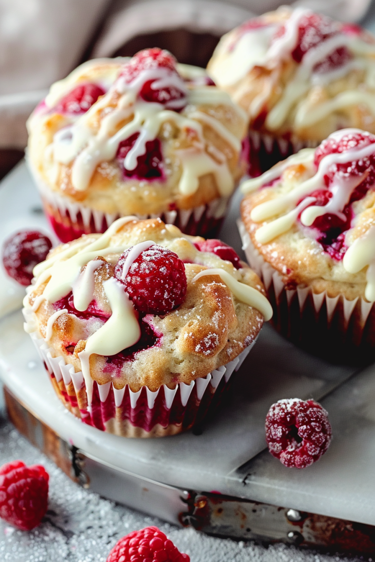 Delicious White Chocolate Raspberry Muffins Recipe: Easy & Irresistible