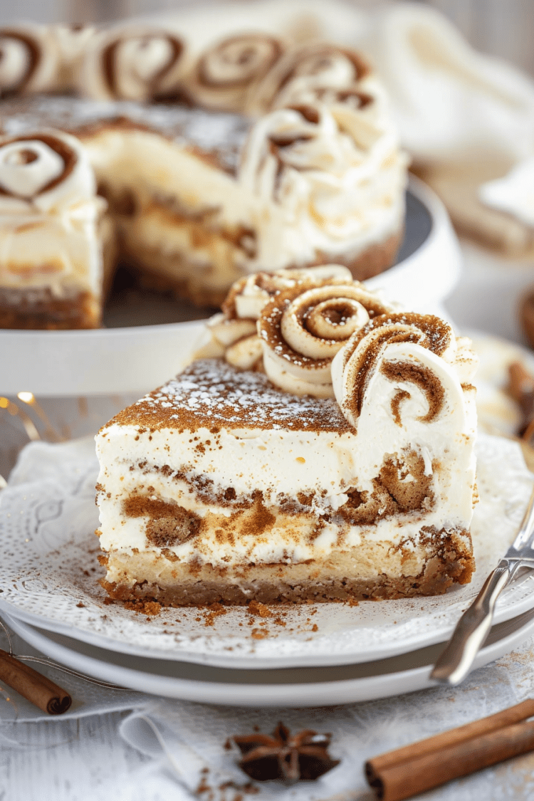 Cinnamon Roll Cheesecake Recipe