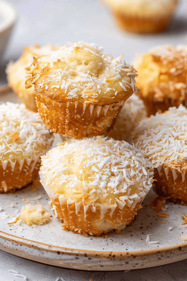 Delicious Coconut Muffins Recipe for Coconut Lovers - Easy Spring ...