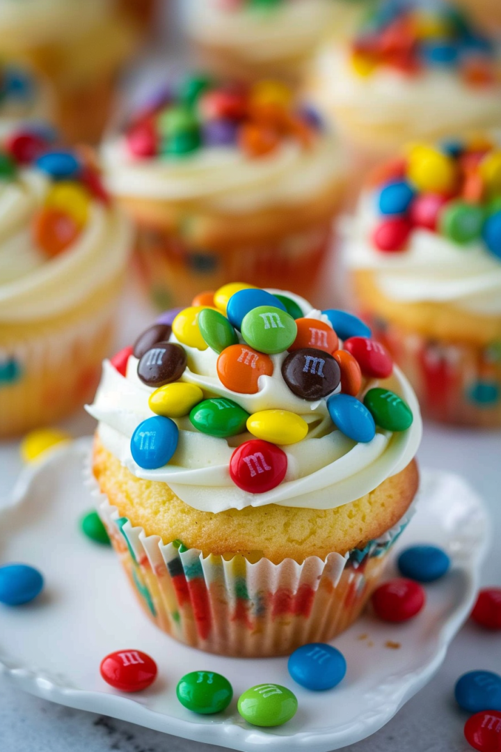Delightful M&M Cupcakes Recipe Inspired by Disney: Easy and Colorful Treats