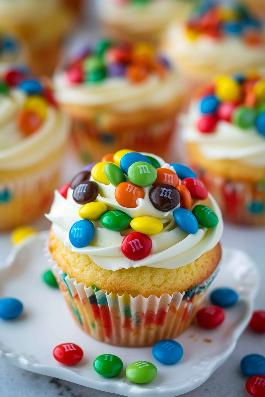 Delightful M&M Cupcakes Recipe Inspired by Disney: Easy and Colorful Treats