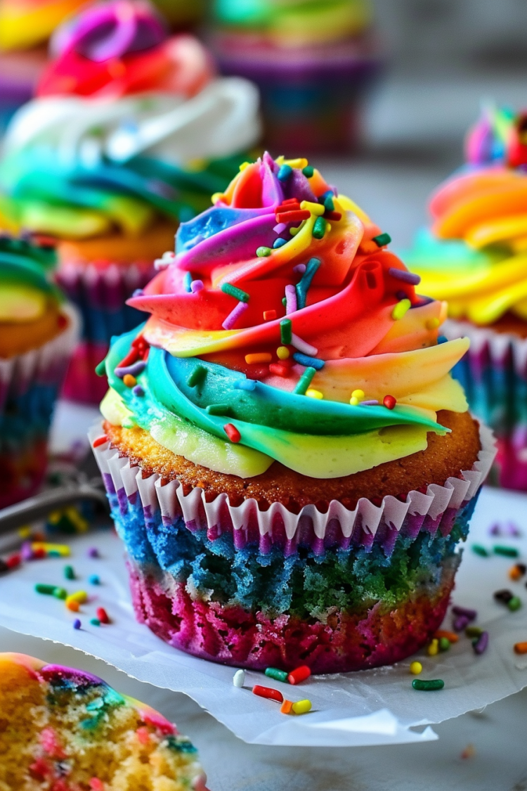 Ultimate Rainbow Cupcakes Recipe Guide: Moist Cake & Cloud Decorations