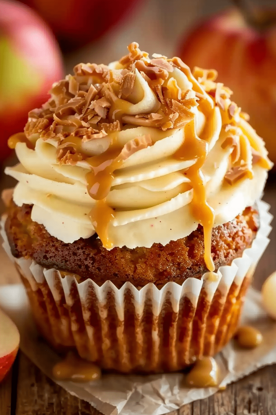Caramel Apple Cupcakes Recipe