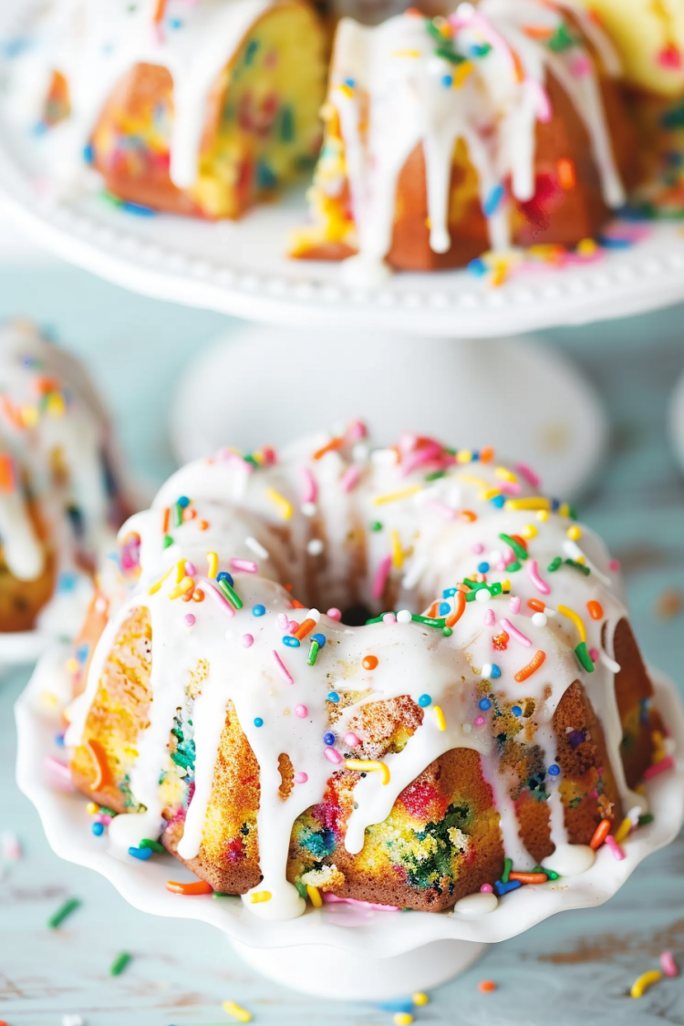 Quick & Delicious Funfetti Mini Cakes