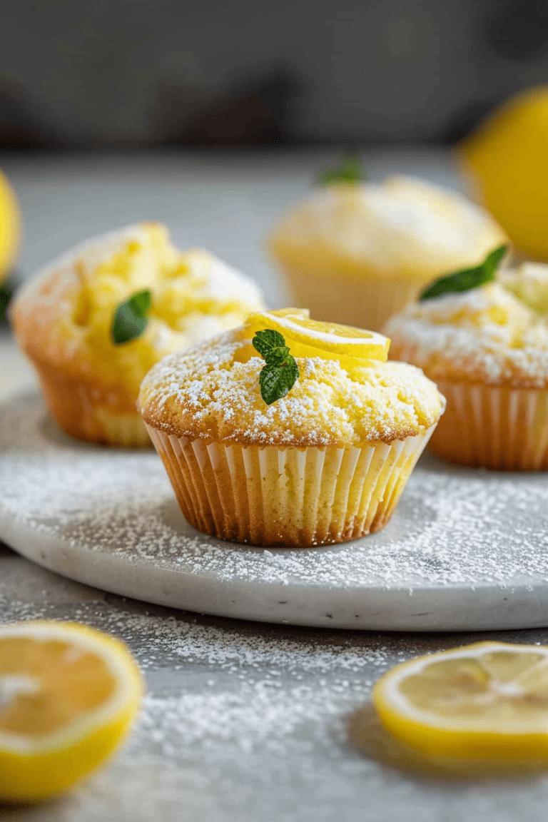 Homemade Lemon Muffins | Citrus Perfection