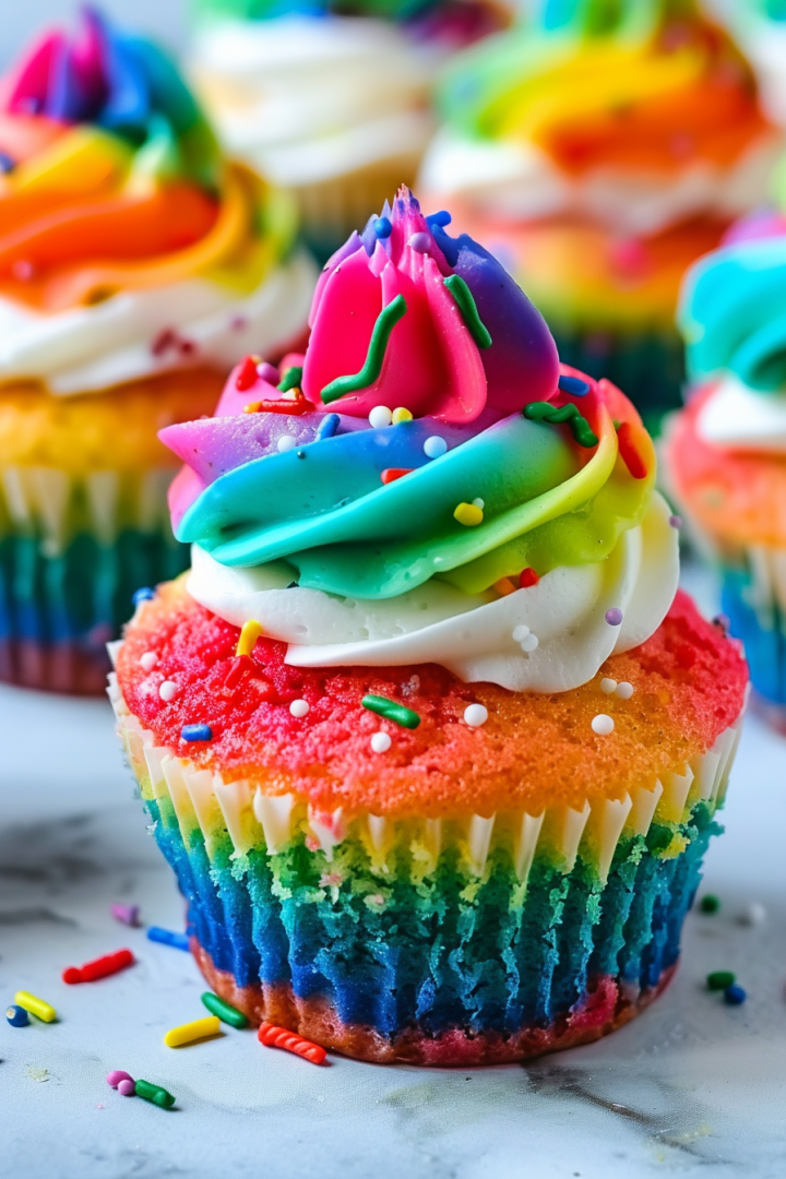 Ultimate Rainbow Cupcakes Recipe Guide: Moist Cake & Cloud Decorations