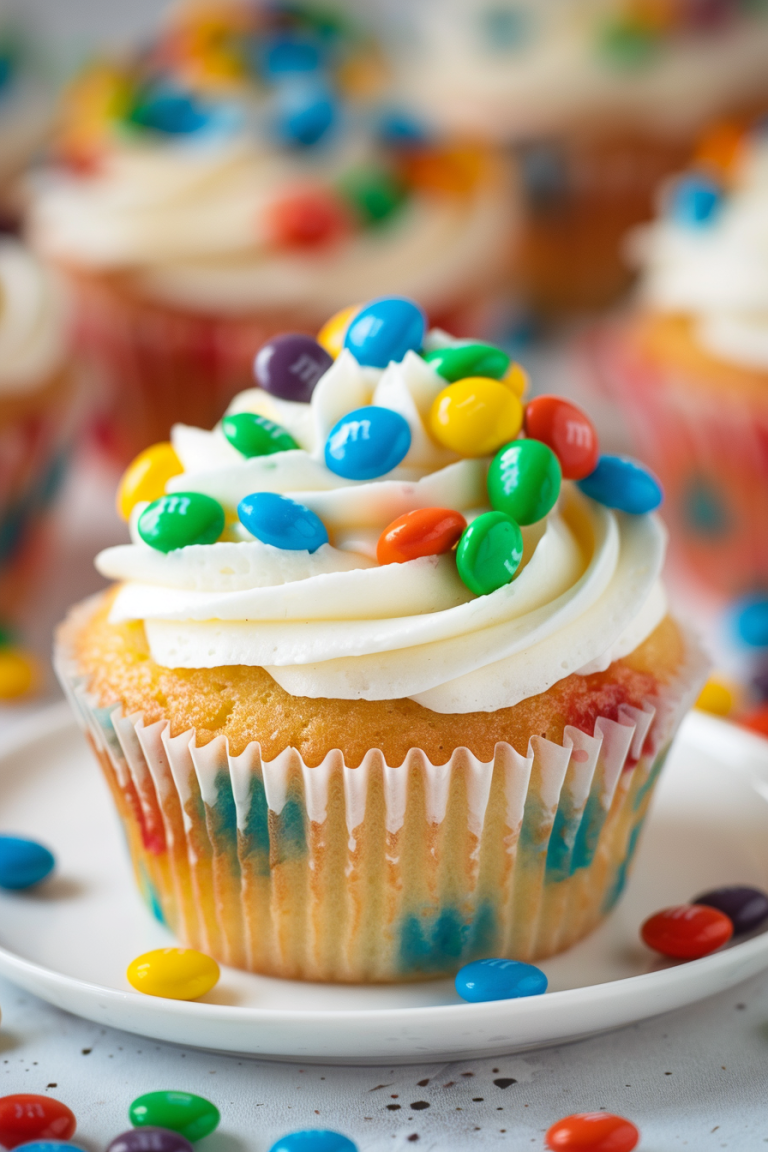 Delightful M&M Cupcakes Recipe Inspired by Disney: Easy and Colorful Treats