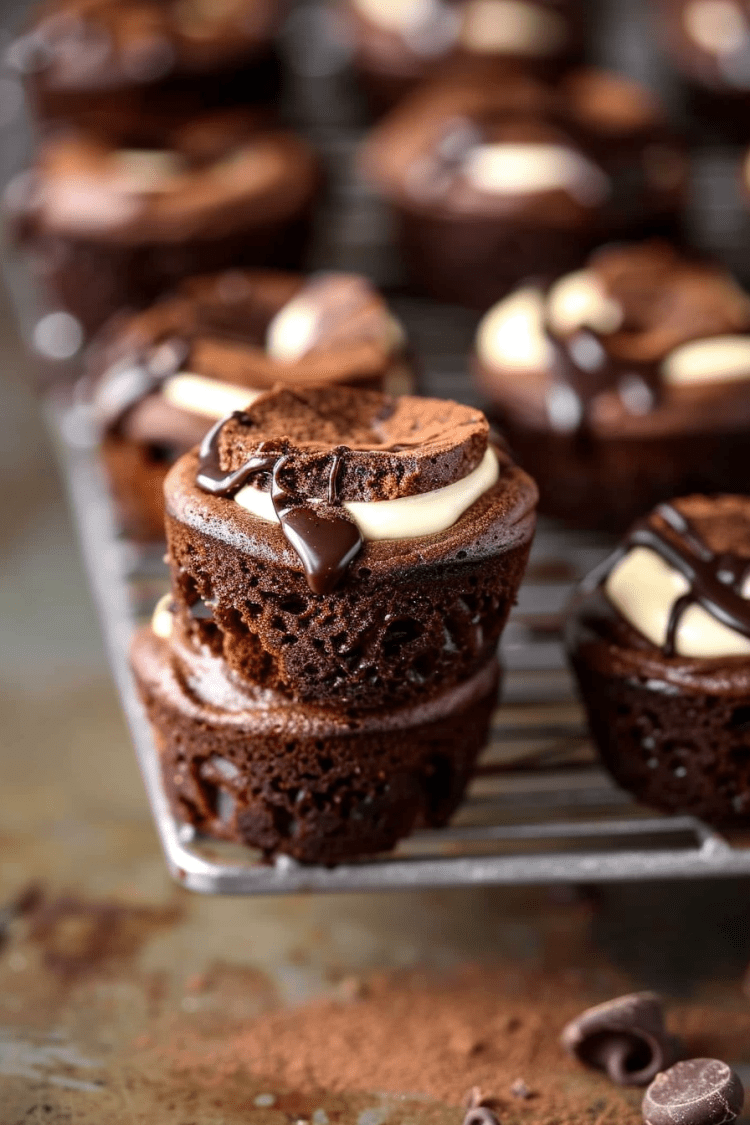 Easy Chewy Chocolate Brownie Bites Recipe