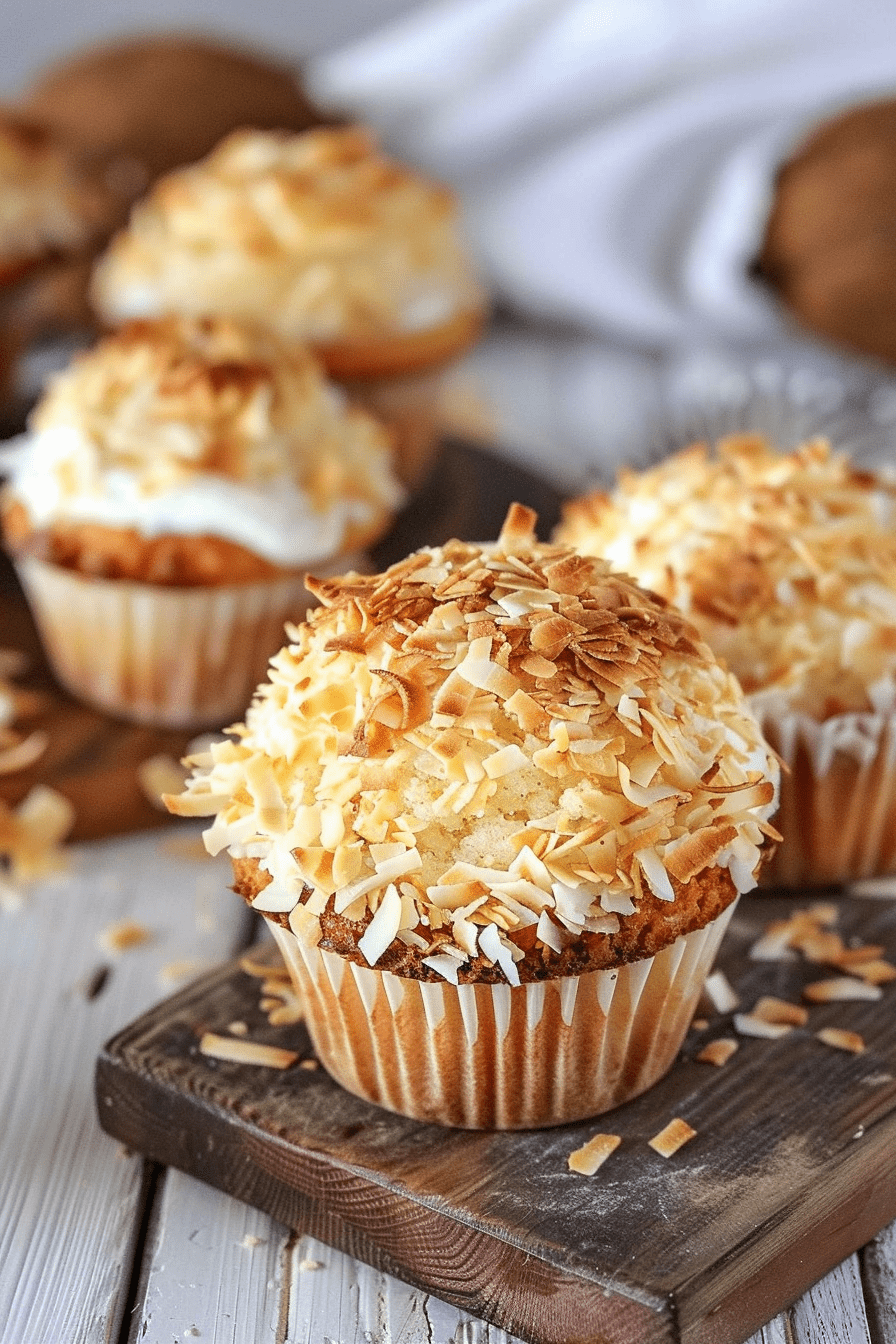 Delicious Coconut Muffins Recipe for Coconut Lovers - Easy Spring ...