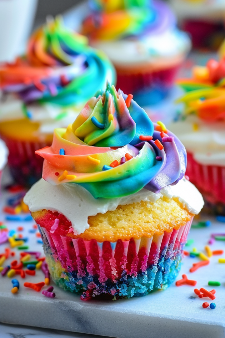 Ultimate Rainbow Cupcakes Recipe Guide: Moist Cake & Cloud Decorations