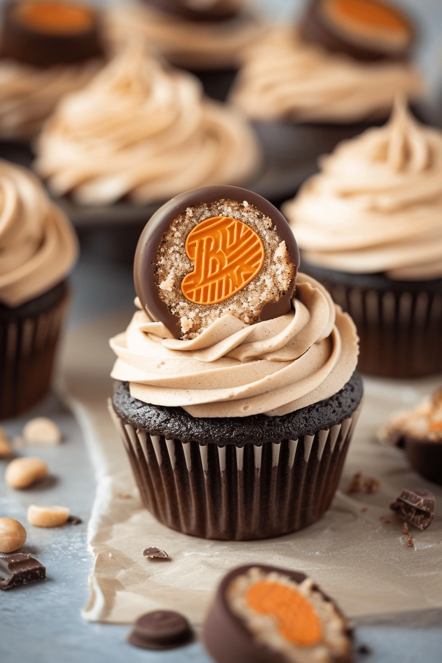 Irresistible Reese's Peanut Butter Cupcakes Recipe: Chocolate Peanut ...