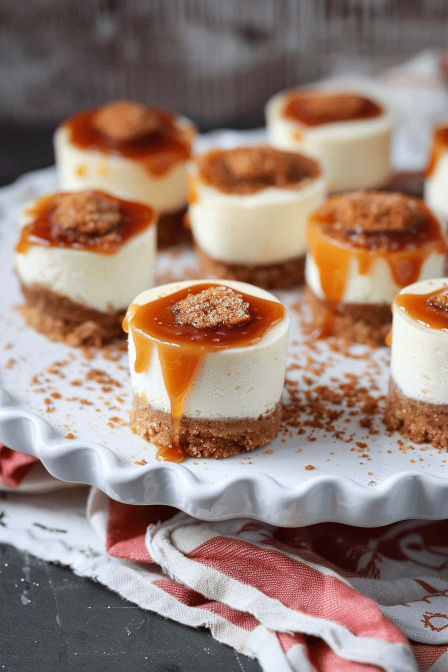 Delicious Mini Cheesecakes with Salted Caramel Recipe: Easy & Yummy