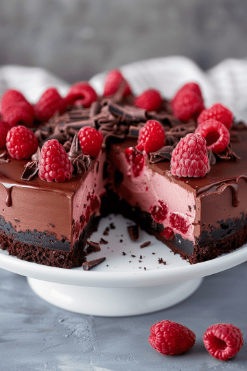 Delicious Chocolate Raspberry Cheesecake Recipe