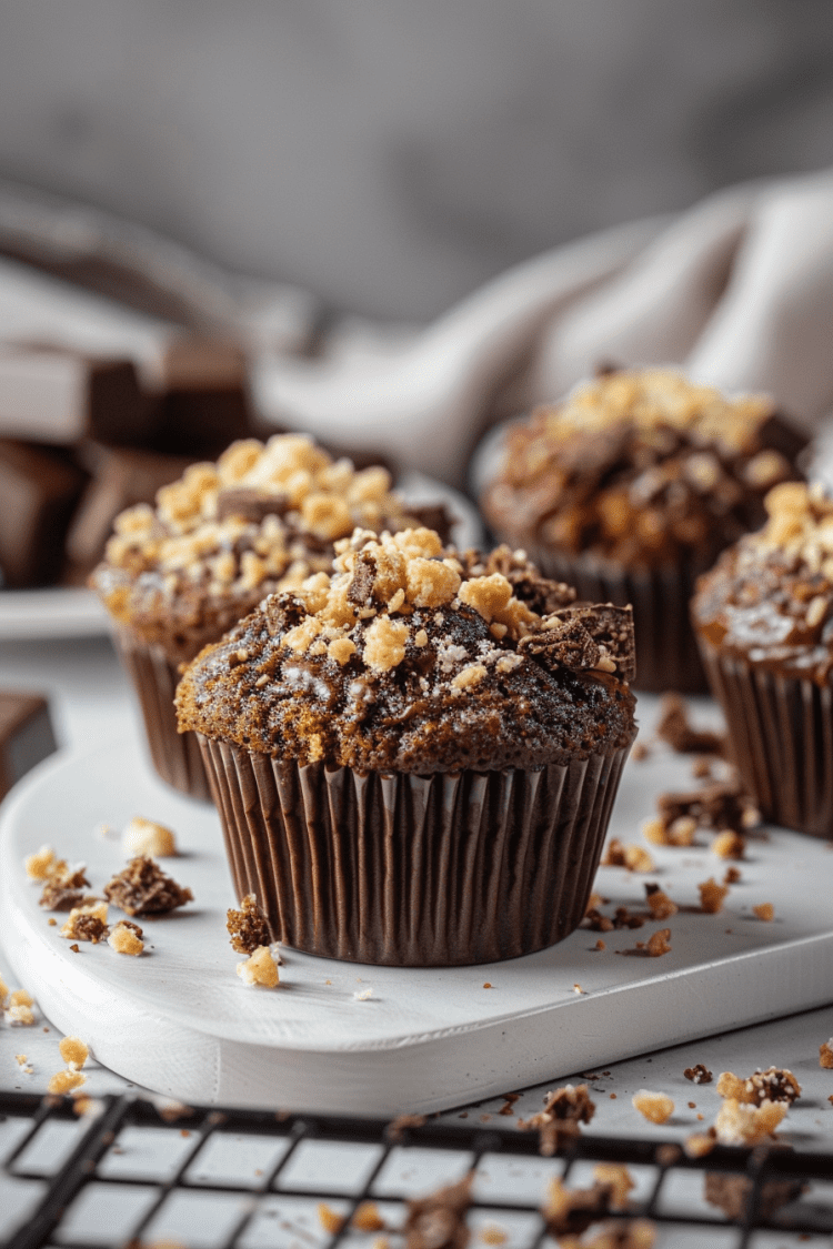 Delicious Chocolate Coffee Toffee Crunch Muffins Recipe Guide