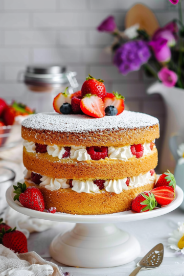Create the Perfect Classic Victoria Sponge Cake with This Easy Recipe