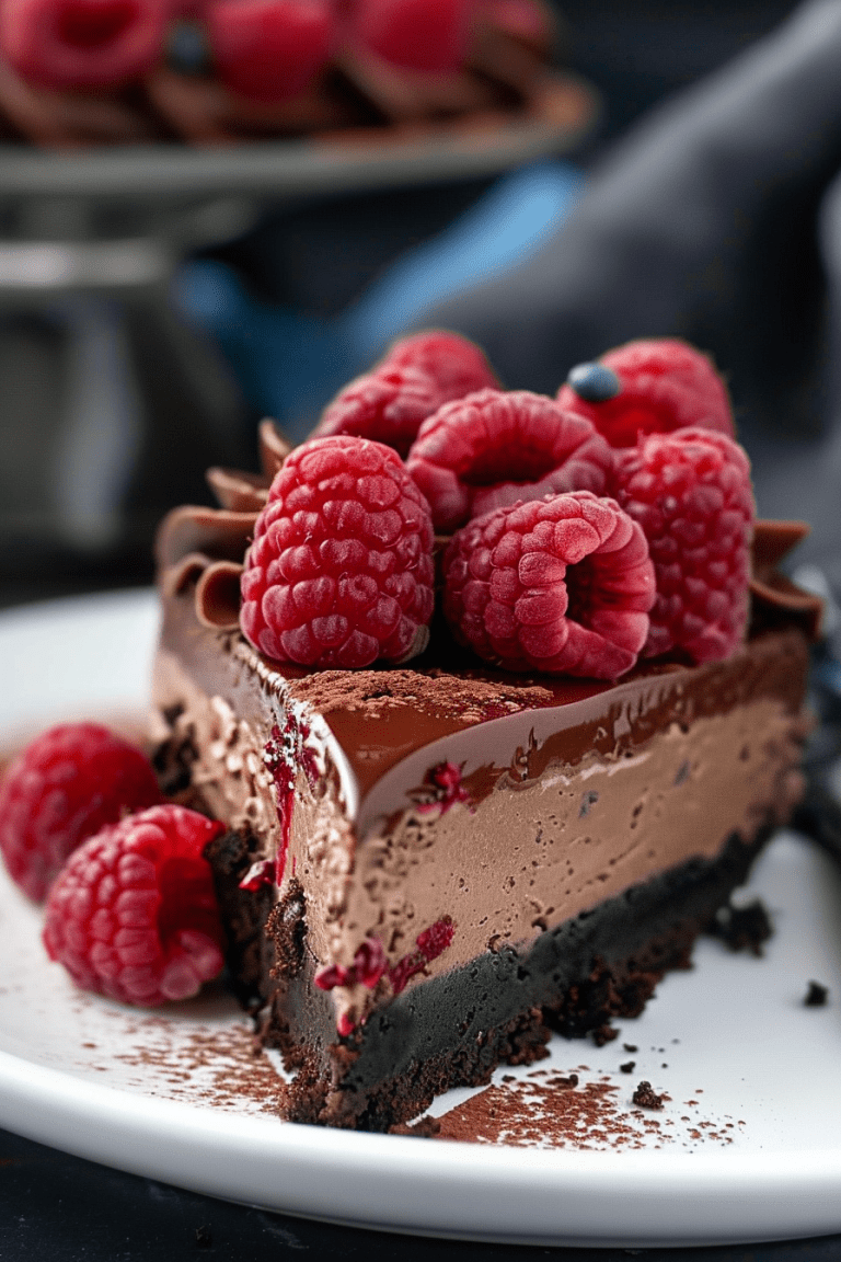 Delicious Chocolate Raspberry Cheesecake Recipe