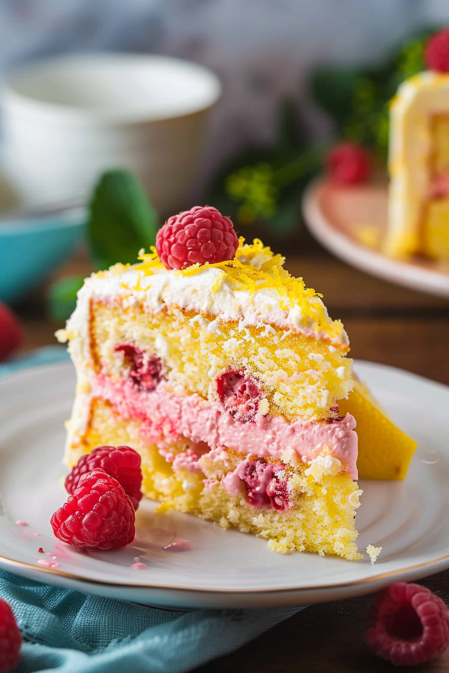 Delicious Lemon Raspberry Cake Recipe: A Perfectly Moist Dessert Treat
