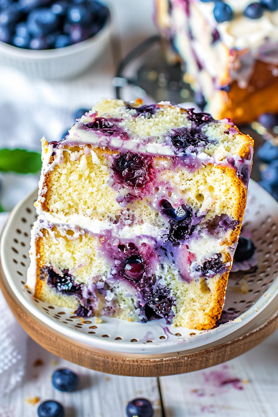 Easy Blueberry Cream Cheese Butter Cake Recipe for Delicious Desserts