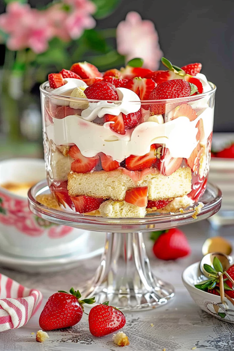Strawberry Trifle with Pound Cake Recipe: A Delicious Dessert Delight