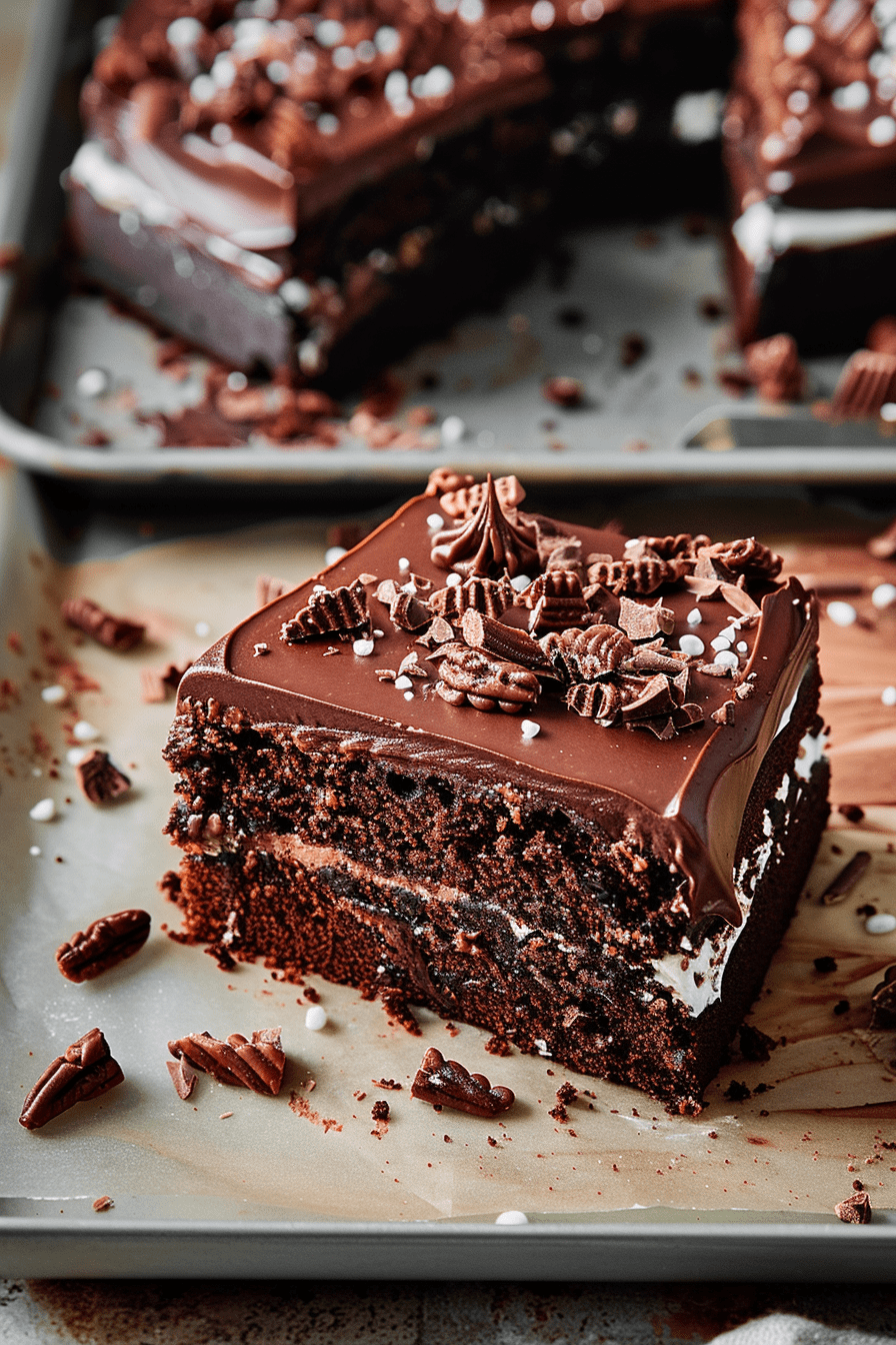 Delicious Chocolate Texas Sheet Cake Recipe: A Must-Try Fudge Frosting ...