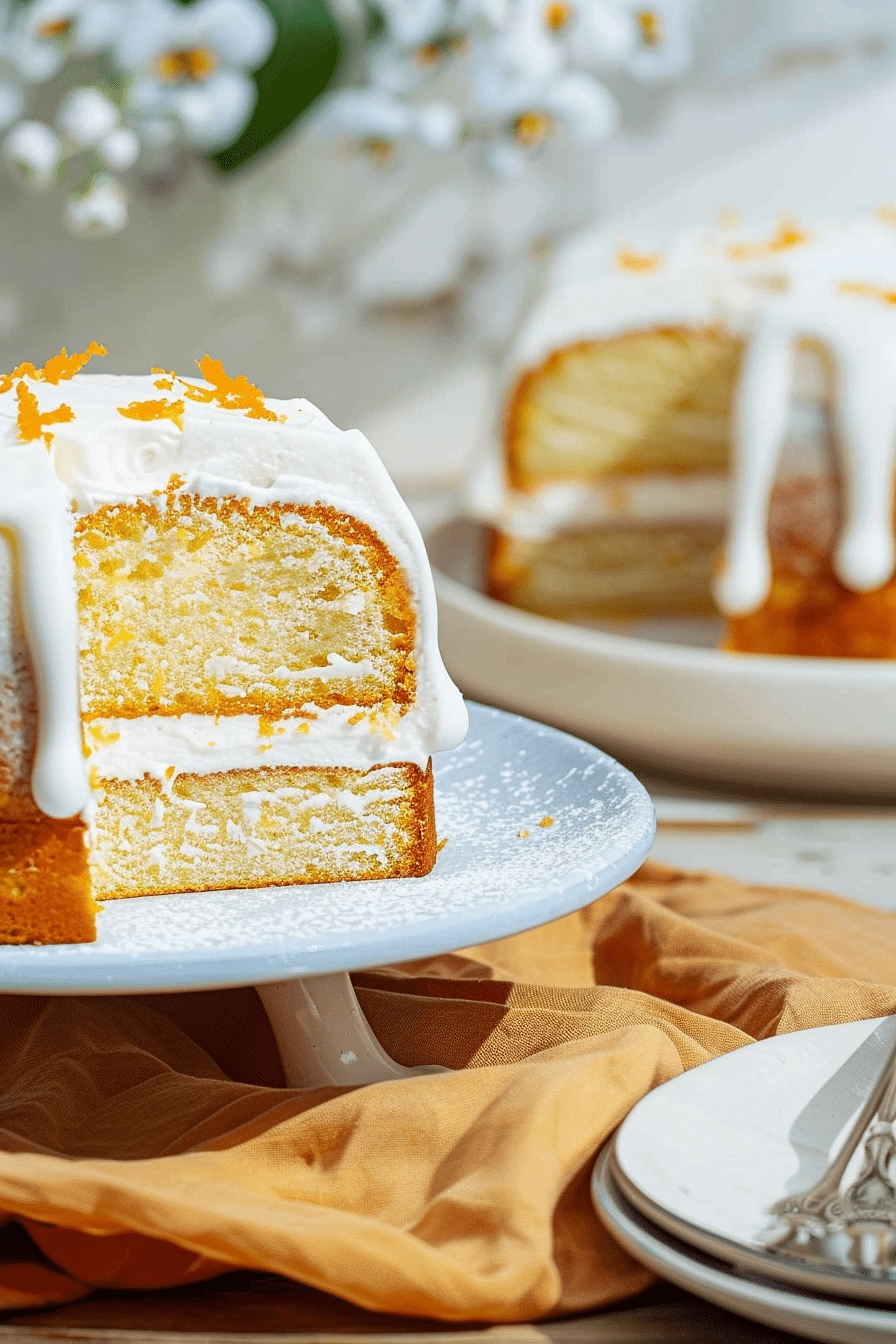 Delight in Homemade Orange Chiffon Cake: Step-by-Step Recipes