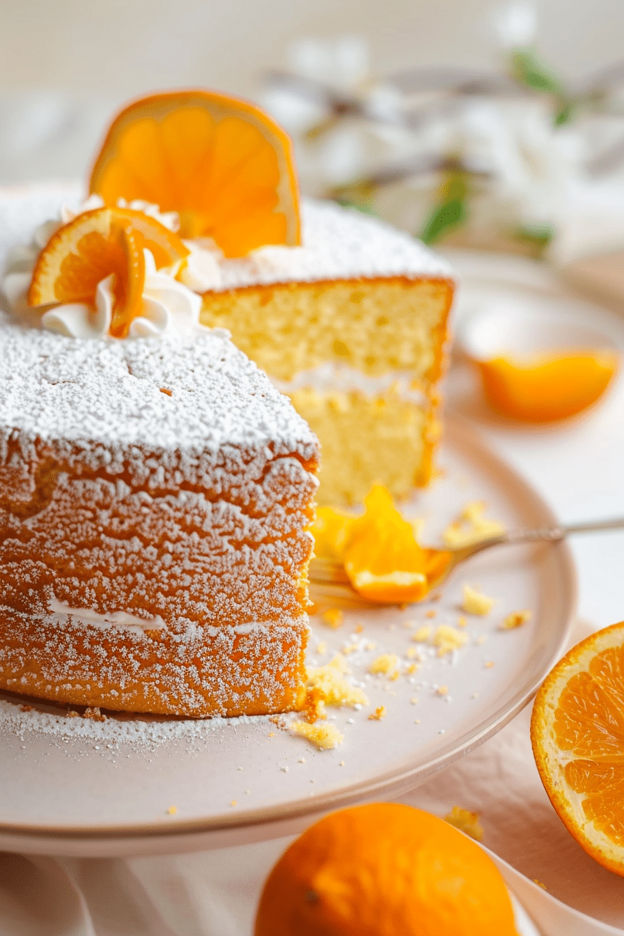 Delight in Homemade Orange Chiffon Cake: Step-by-Step Recipes