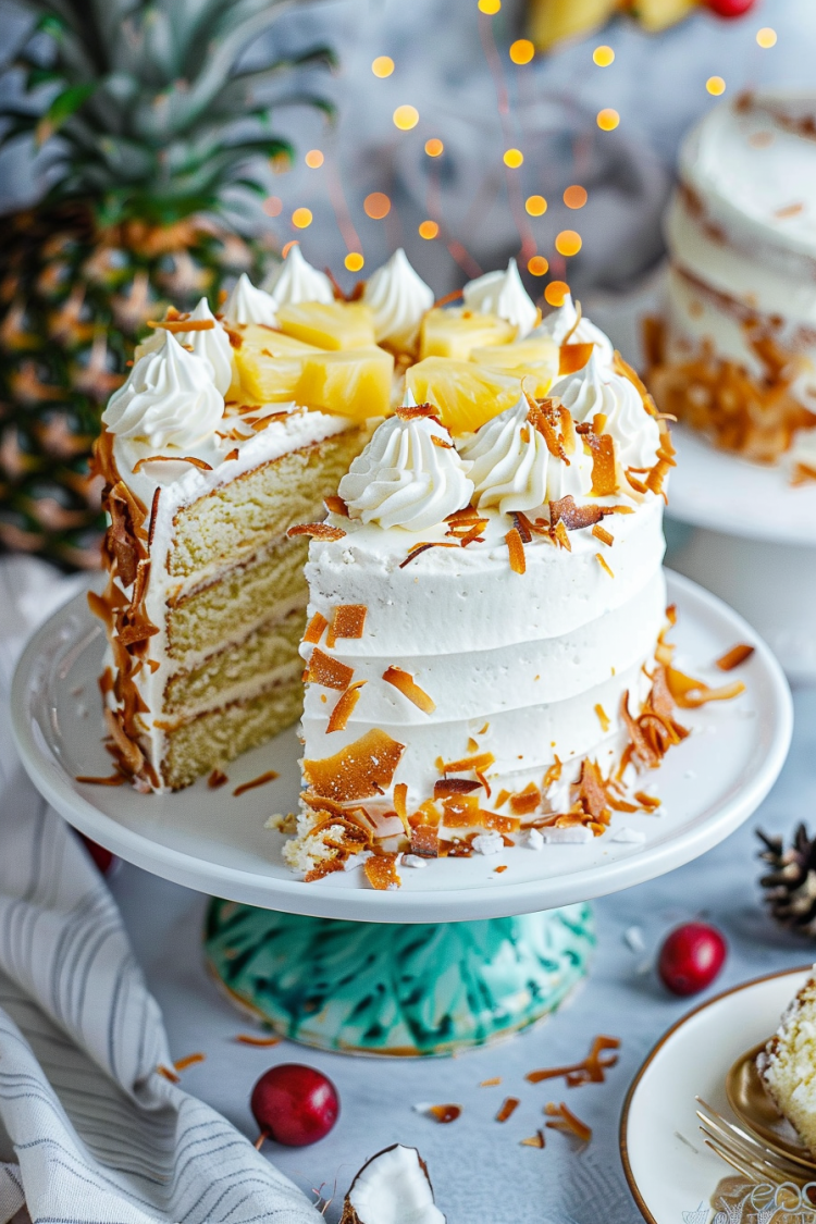 Tropical Pineapple Coconut Cake Recipes: Step-by-Step Guide for Moist ...