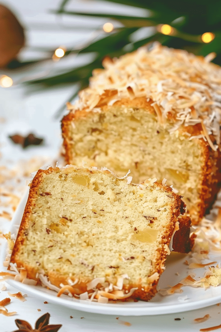 Bake a Tropical Delight with Our Pineapple Coconut Loaf Cake Recipe