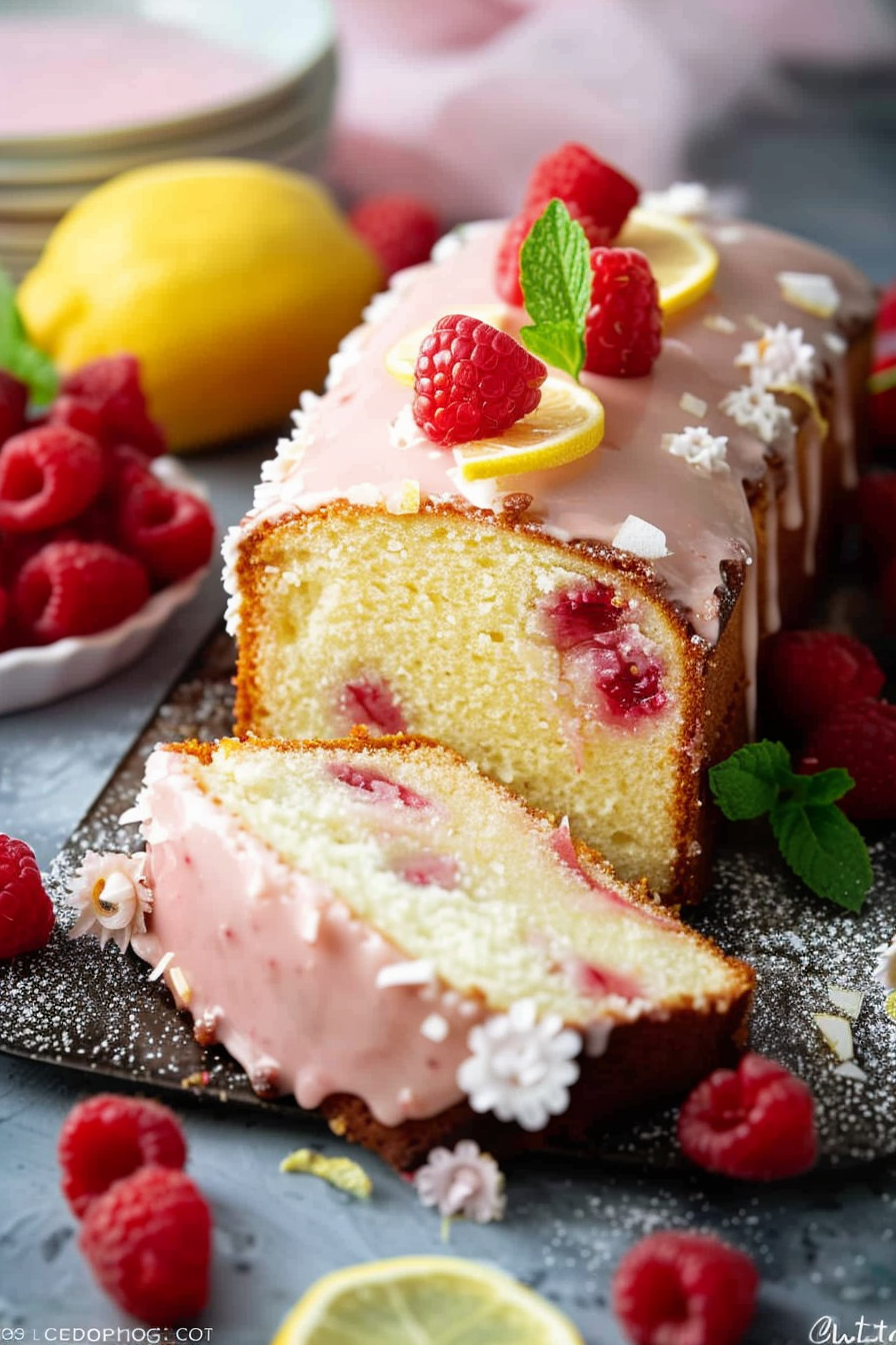 Delicious Raspberry Lemonade Pound Cake Recipe: A Sweet & Tart Treat