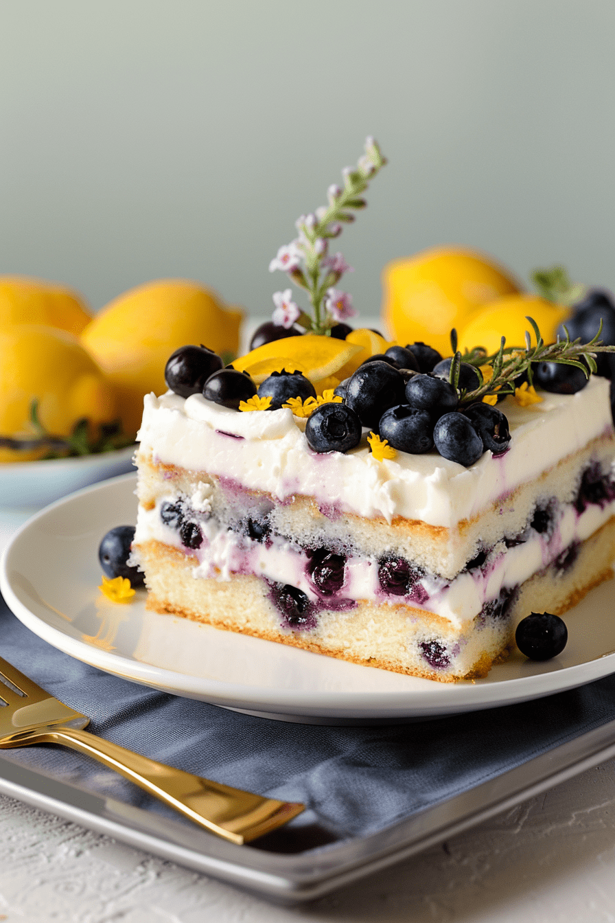 Lemon Blueberry Poke Cake Recipe: Step-by-Step Guide for a Delicious ...