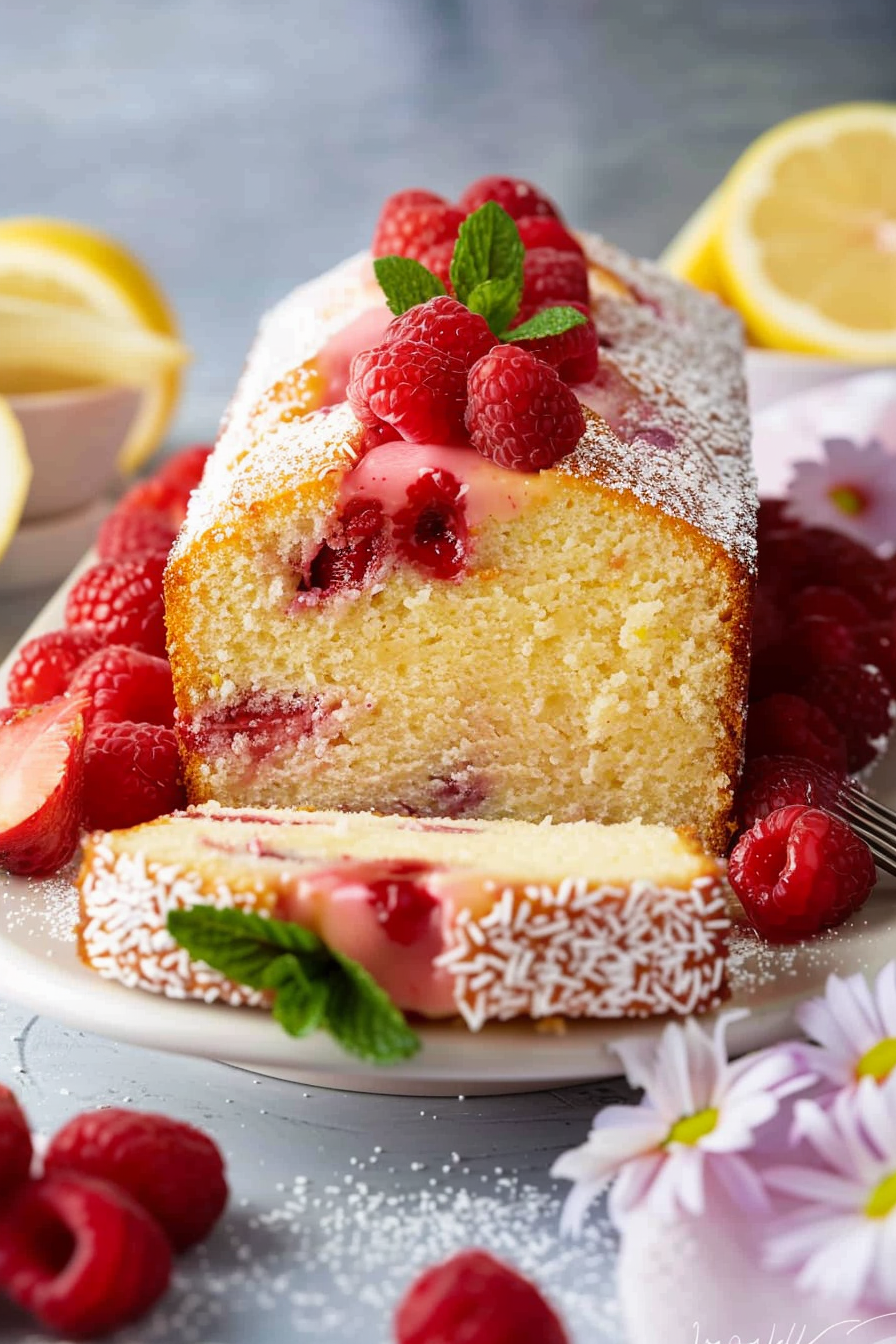 Delicious Raspberry Lemonade Pound Cake Recipe: A Sweet & Tart Treat