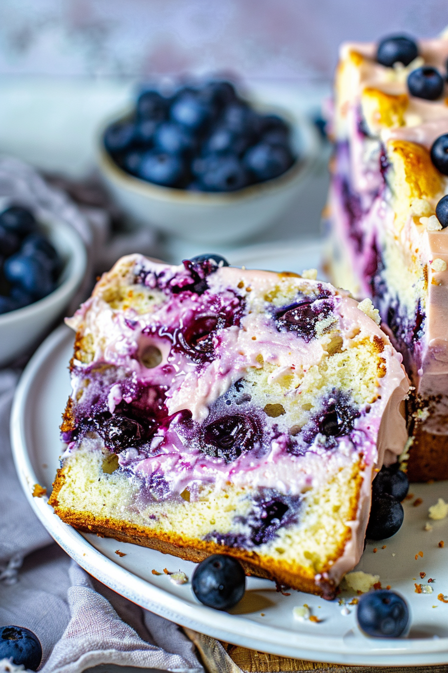 Easy Blueberry Cream Cheese Butter Cake Recipe for Delicious Desserts