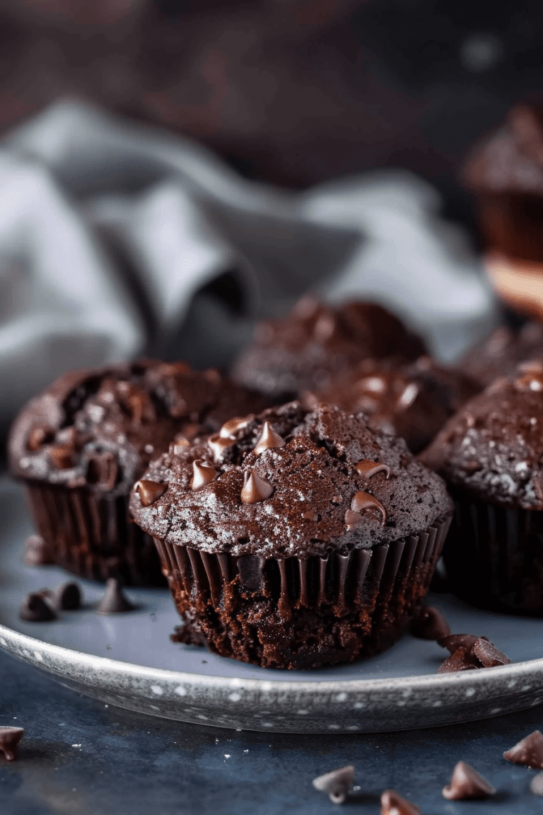 Decadent Flourless Chocolate Muffins Recipe Collection
