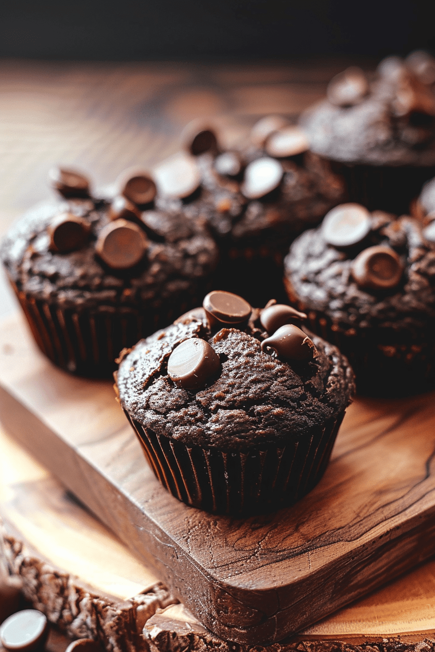 Fudgy Vegan Double Chocolate Beet Muffins Recipe: A Colorful Twist