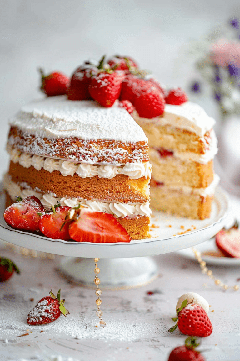 Create the Perfect Classic Victoria Sponge Cake with This Easy Recipe