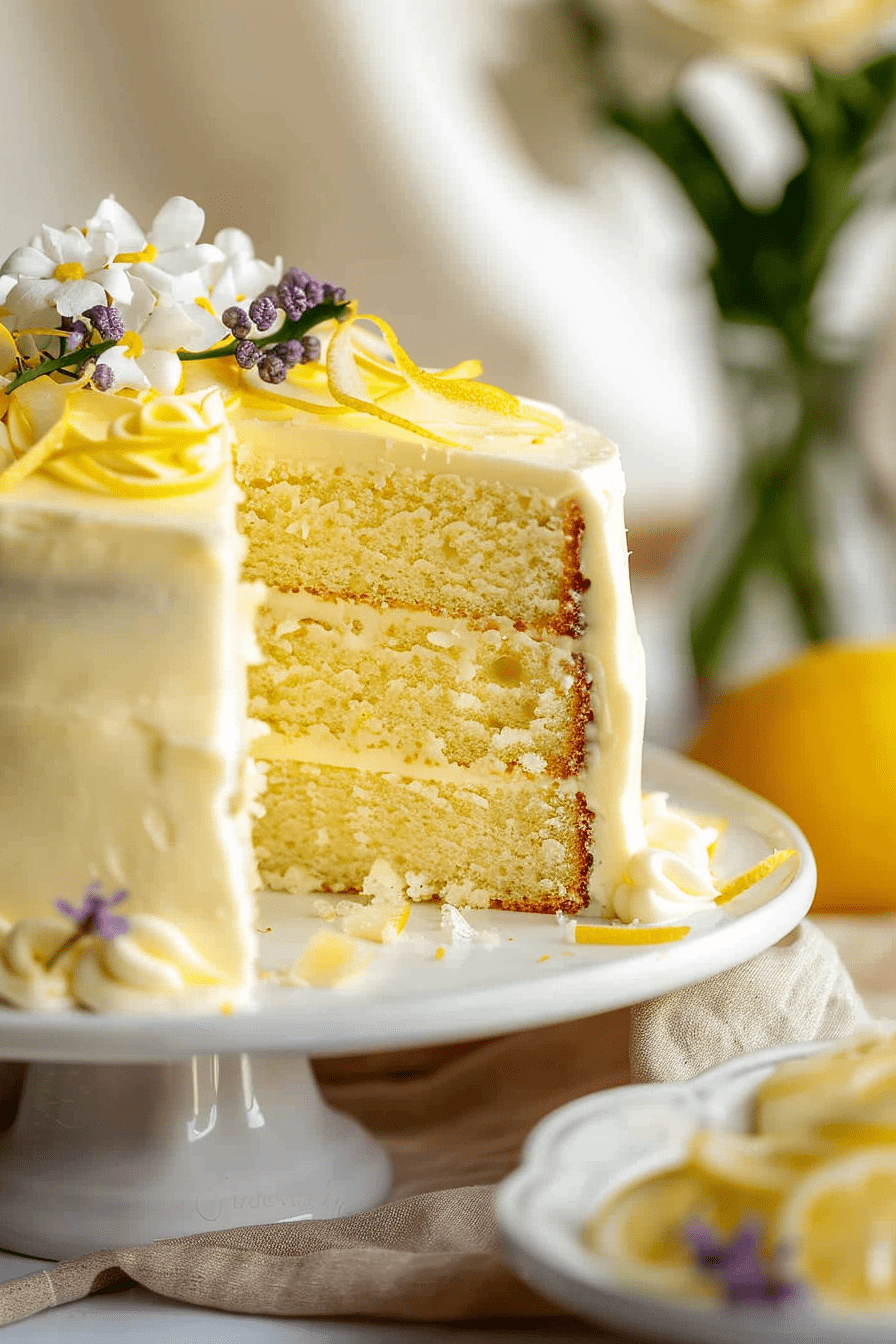 Ultimate Guide to Mouthwatering Lemon Layer Cake with Lemon Cream ...