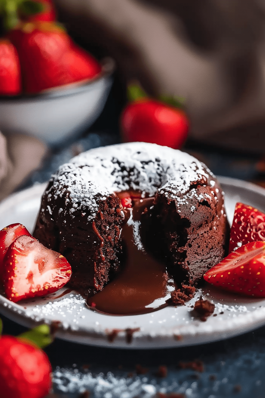 Indulgent Chocolate Strawberry Lava Cake Recipe | Easy-To-Follow ...