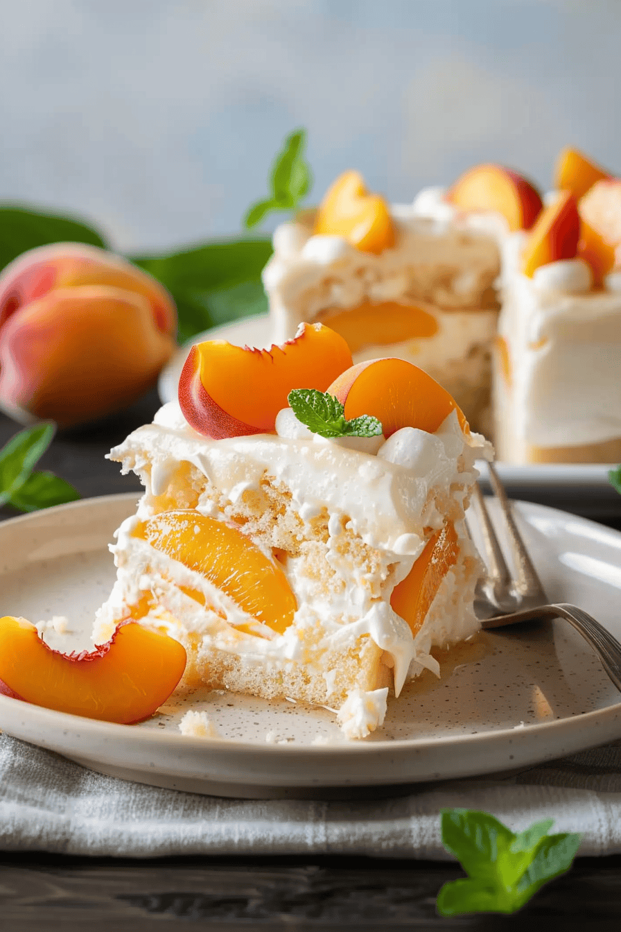 Delicious Peaches and Cream Cake Recipes: A Step-by-Step Guide