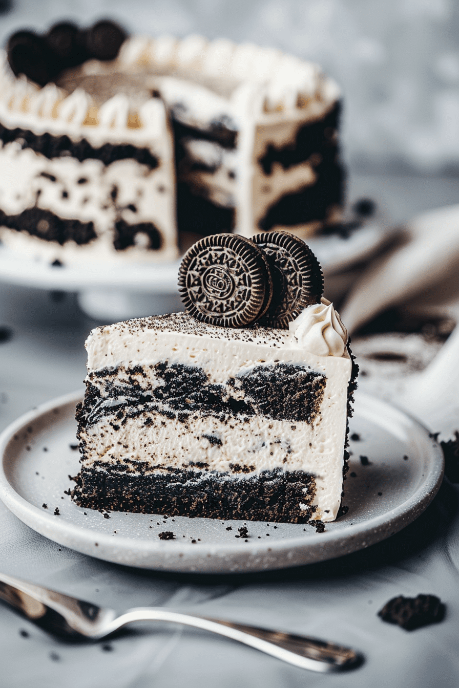 Oreo Cheesecake Cake Recipe