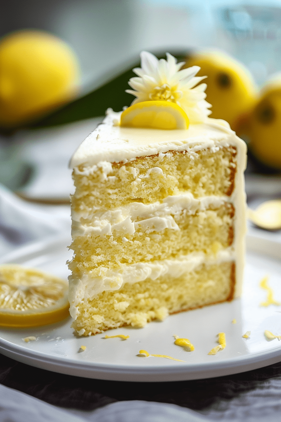 Ultimate Guide to Mouthwatering Lemon Layer Cake with Lemon Cream ...