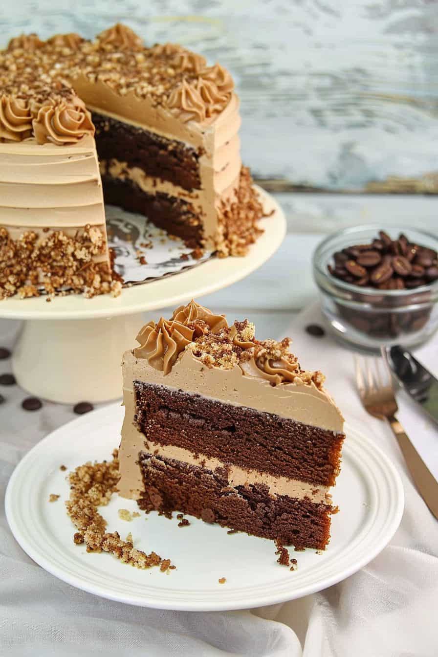 Mouthwatering Mocha Toffee Crunch Cake Recipes