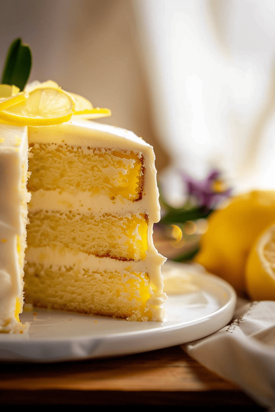 Ultimate Guide to Mouthwatering Lemon Layer Cake with Lemon Cream ...