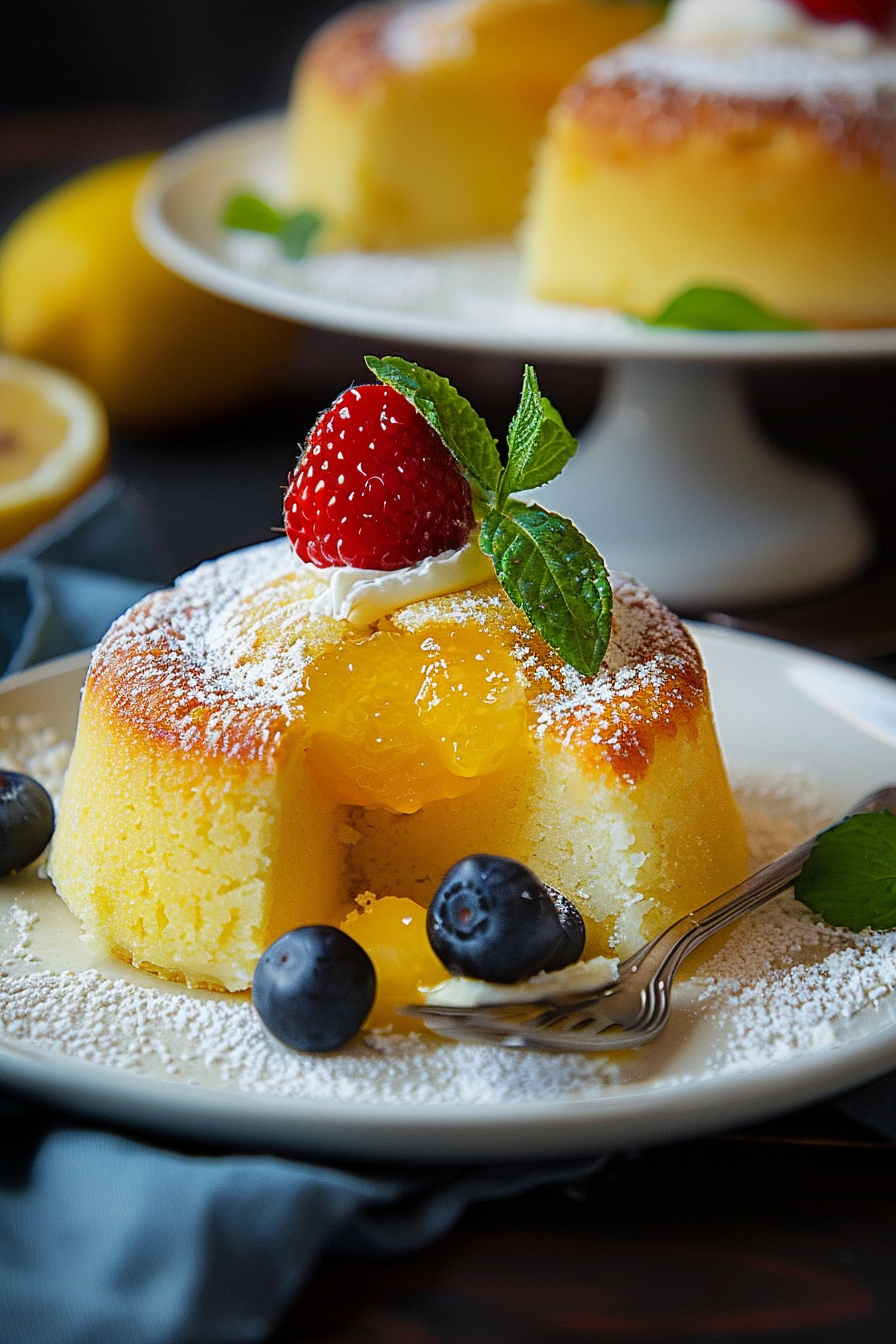 Luscious Lemon Lava Cake Recipe: Easy & Delightful Treat