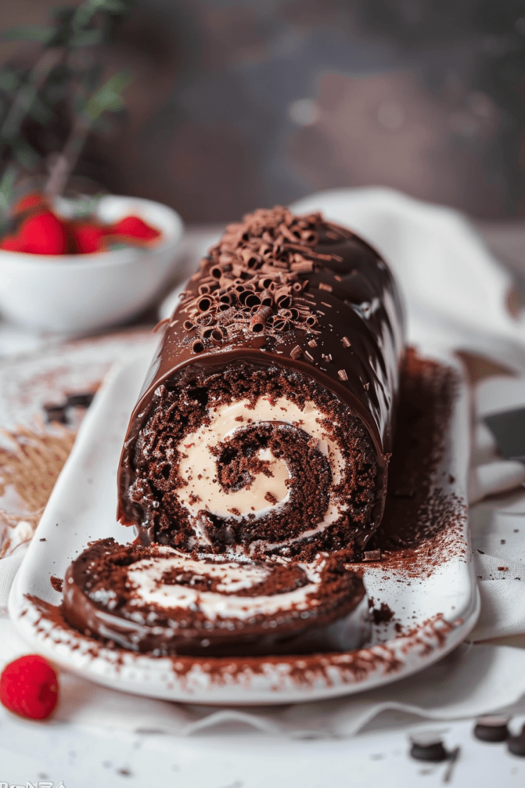 Delicious Swiss Chocolate Cake Roll Recipe Guide
