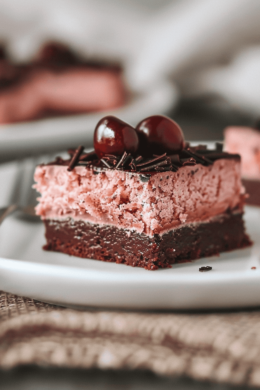 15-Minute No-Bake Choc Cherry Slice Recipe Inspired by Australian Crunch