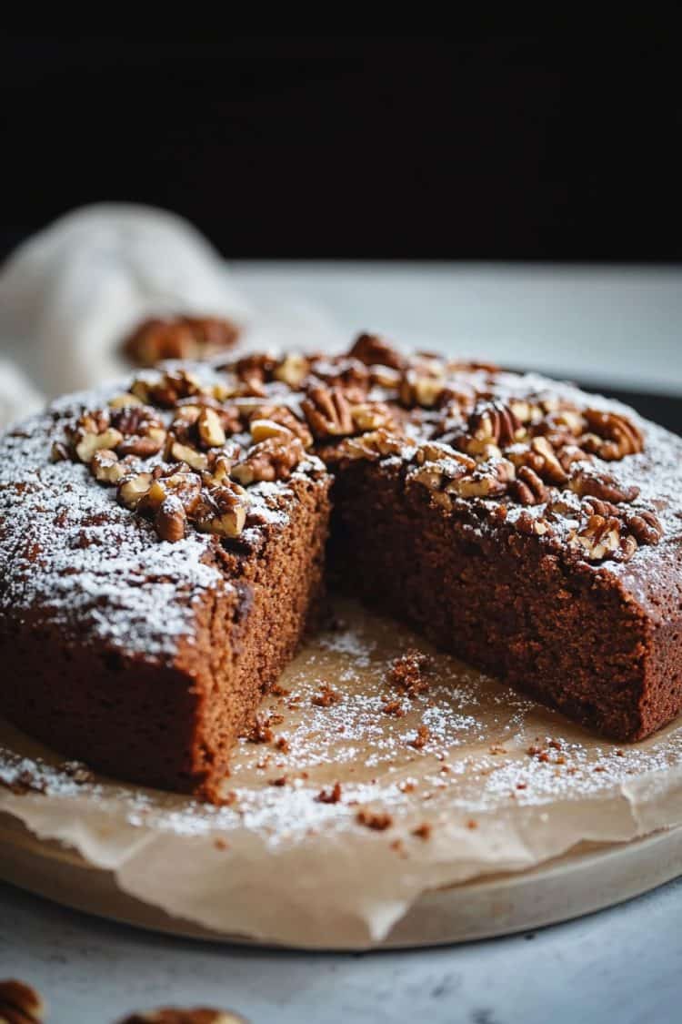 Italian Chocolate Walnut Cake