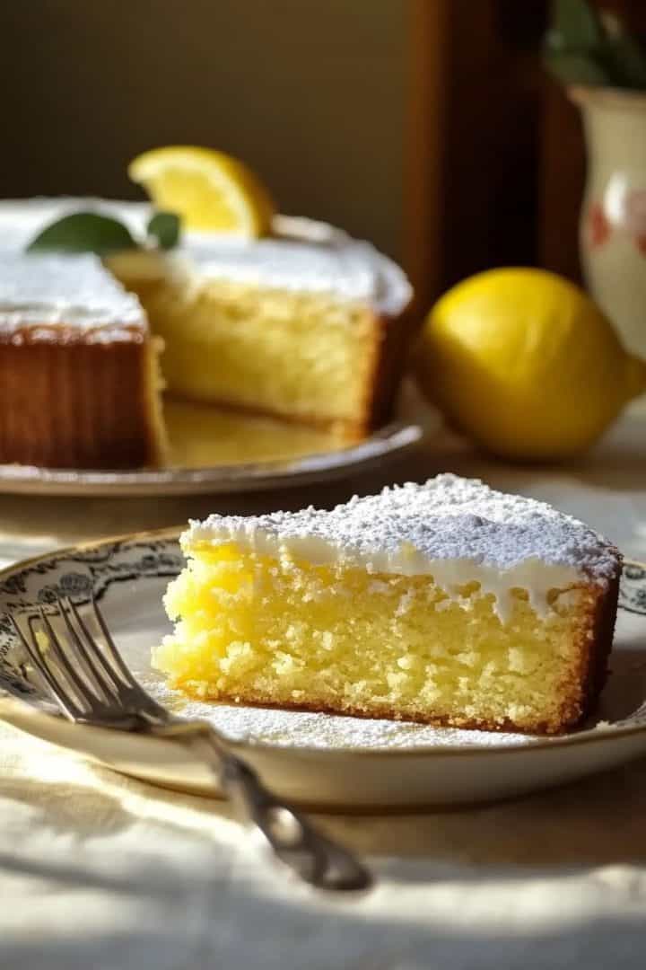Lemon Torta Caprese