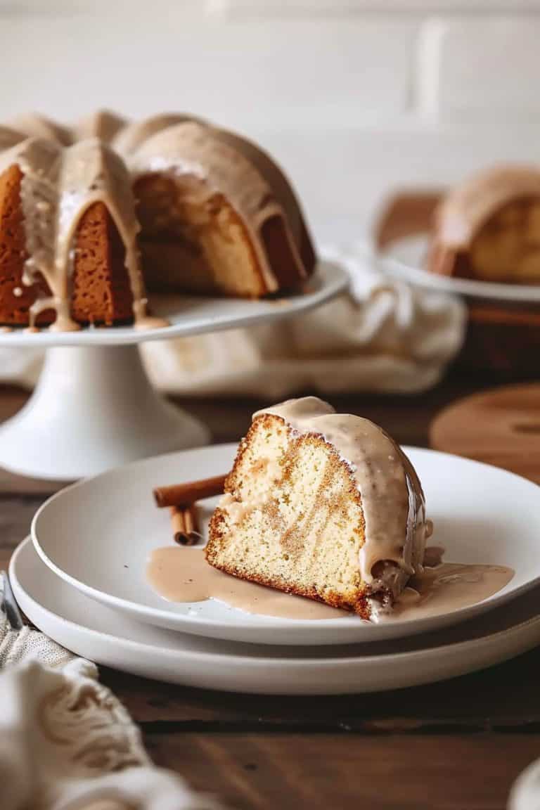 Delicious Maple Bundt Cake with Cinnamon Maple Glaze Recipe